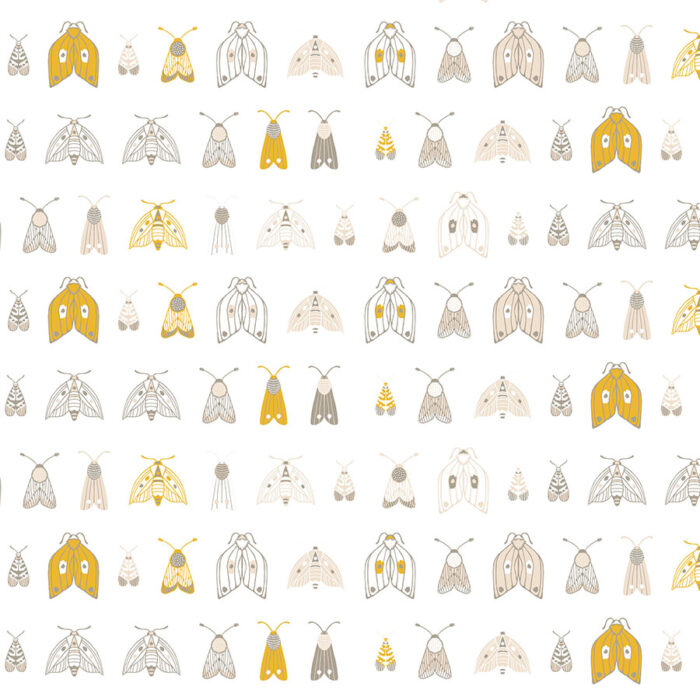 Moths Pattern Design | by Karolful Designs